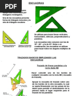 Guia Uso de Las Escuadras | PDF | Triángulo | Geometría