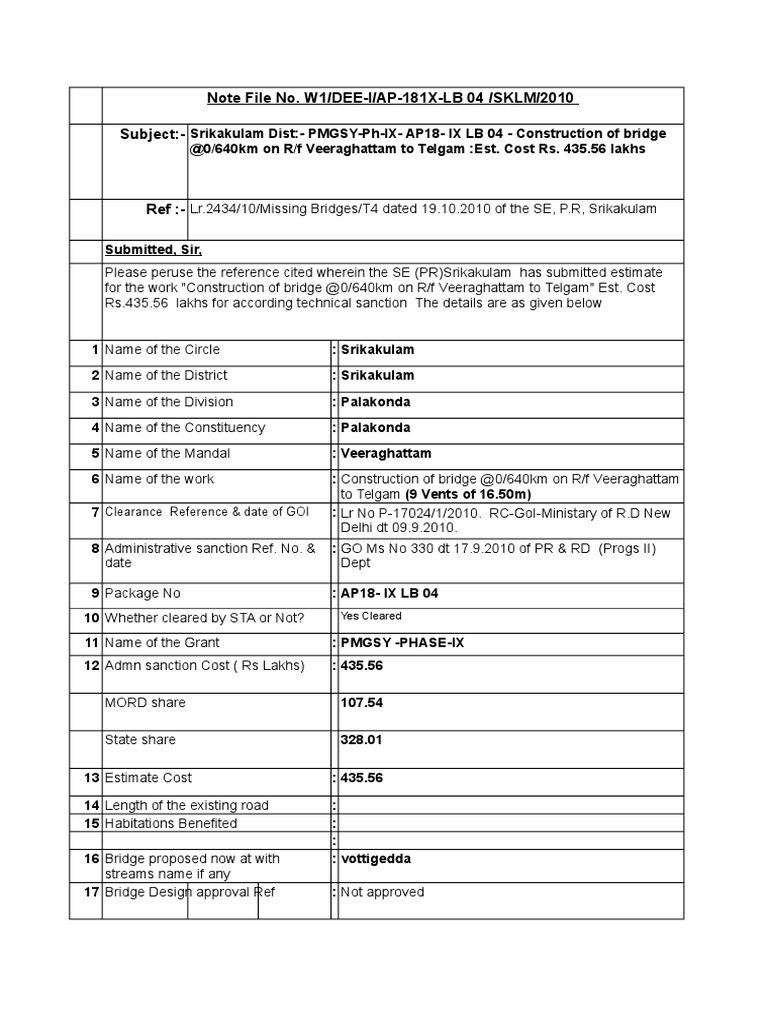 Bridge Model Estimate With Well Foundation | PDF | Construction ...