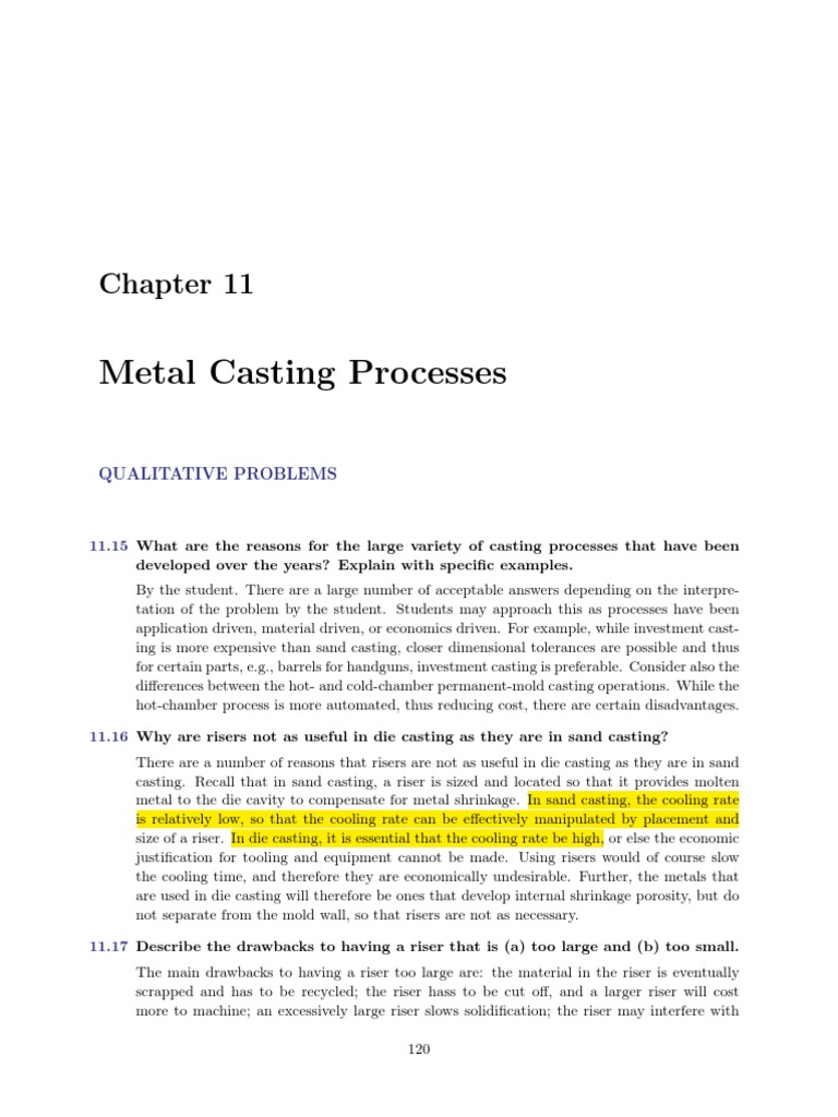 Casting | PDF | Casting (Metalworking) | Rolling (Metalworking)