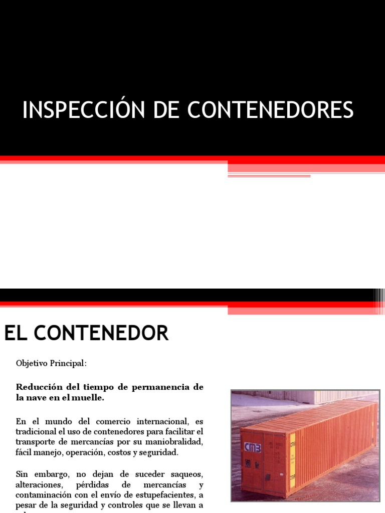 Inspeccion de Contenedores y Sellos | PDF | Rieles | Transporte