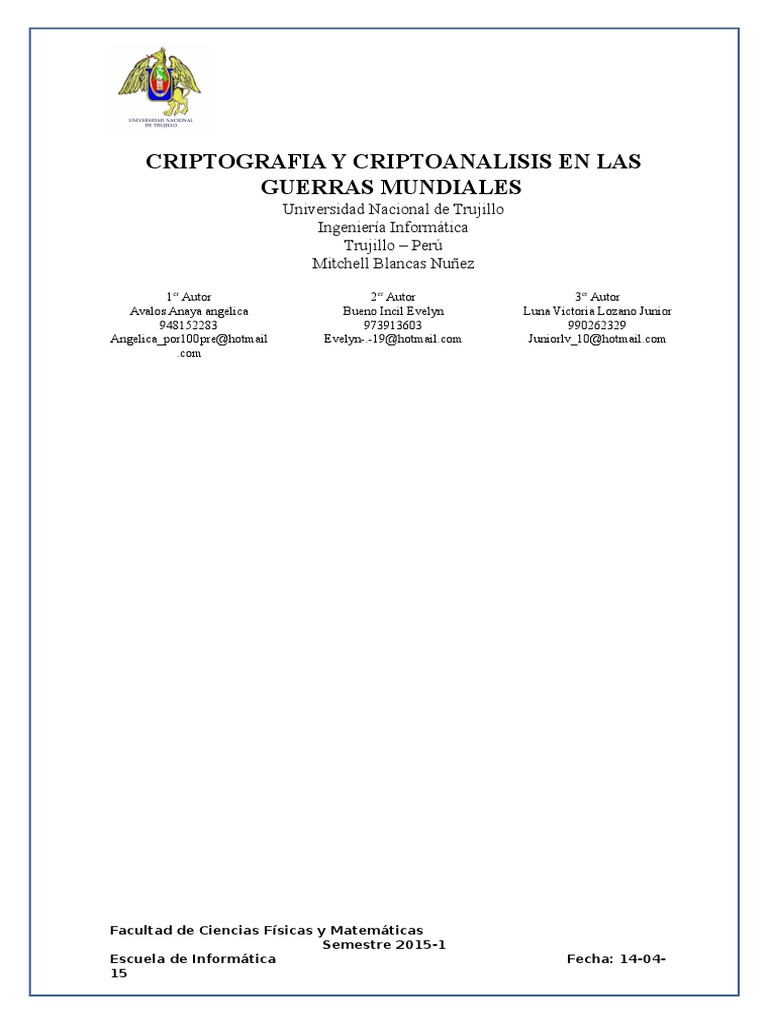 Criptografia y Criptoanálisis | PDF | Criptoanálisis | Criptografía