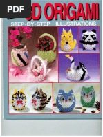 3D Origami Step by Step Illustrations Ii PDF | PDF | Paper Folding ...