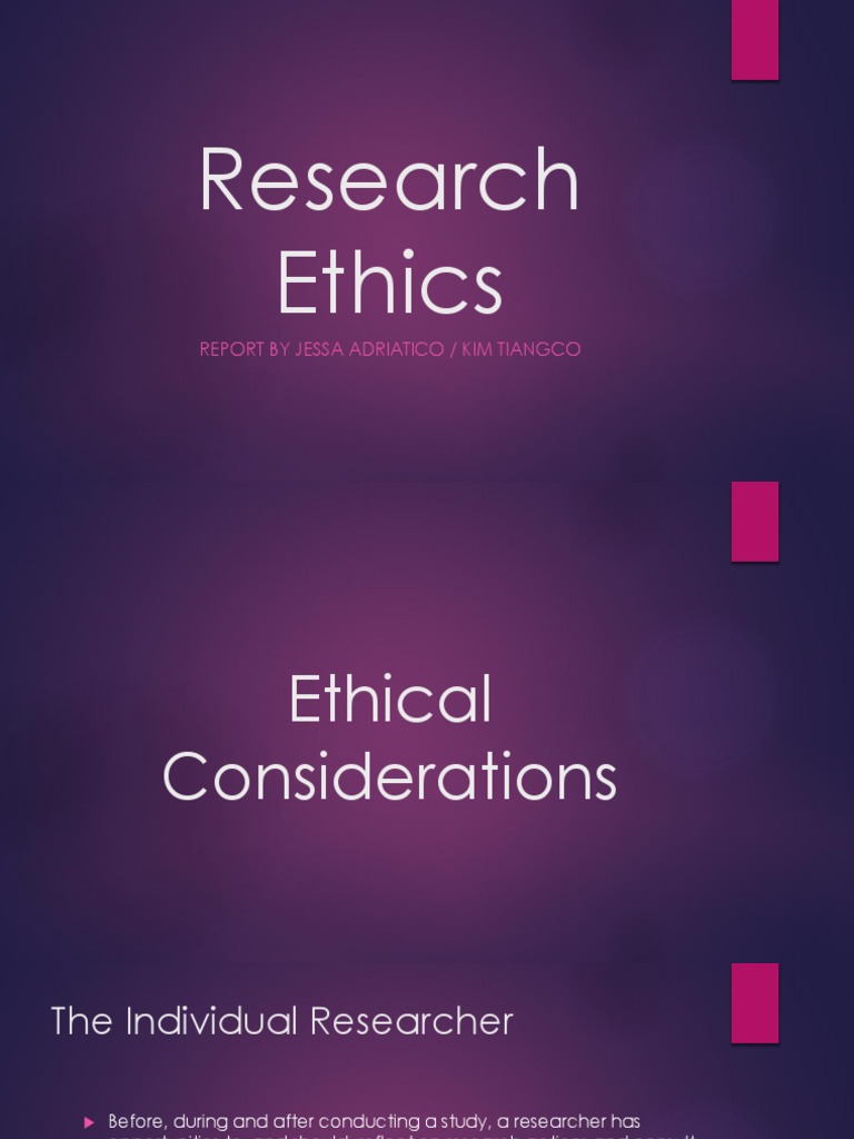 Research Ethics in Anthropology / Sociology | PDF | Ethnography ...