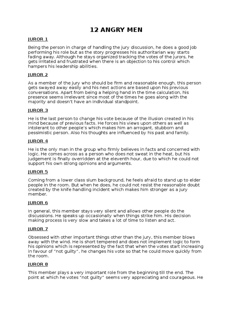 12 Angry Men | Prosecution | Philosophical Science