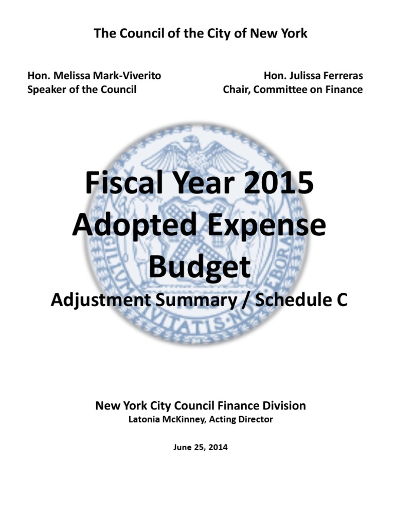 FY15 Schedule C Template - Final | PDF | Appropriations Bill (United ...