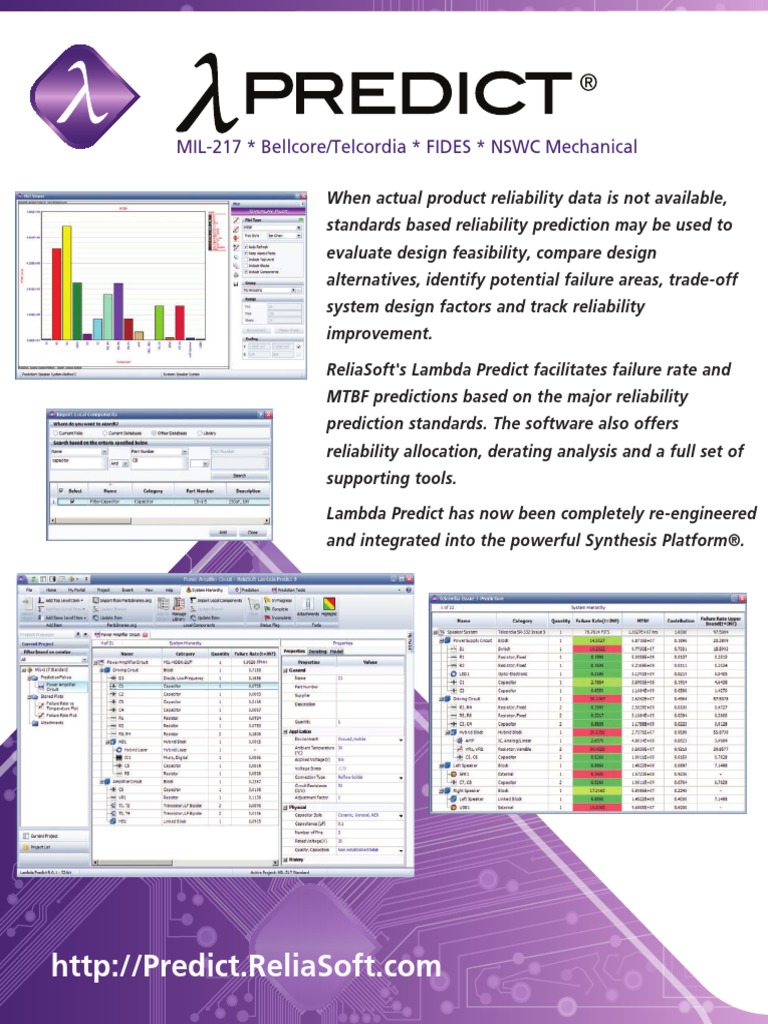 Lambda Predict Flyer | PDF | Reliability Engineering | Information ...