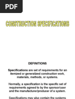 Sample Construction Specifications | Framing (Construction) | Concrete