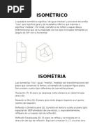 Las Figuras Isometricas | PDF | Geometria clasica | Espacio