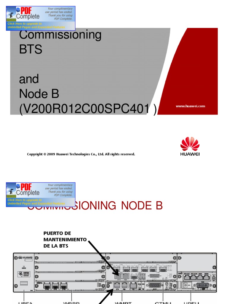 Commissioning BTS and Node B | PDF | USB | 3 Gpp
