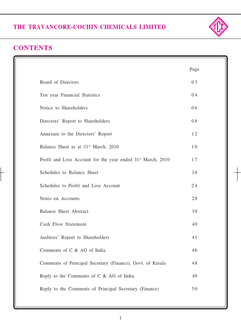 TCC A Report | PDF | Expense | Deferred Tax