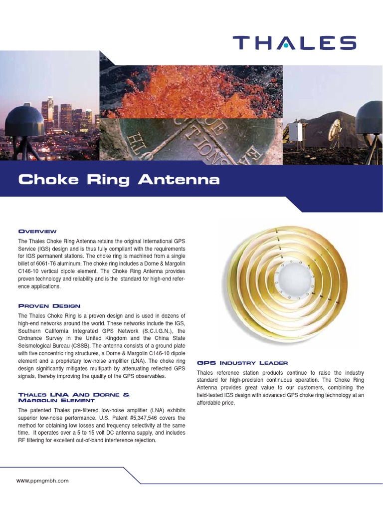 Choke Ring | Antenna (Radio) | Global Positioning System