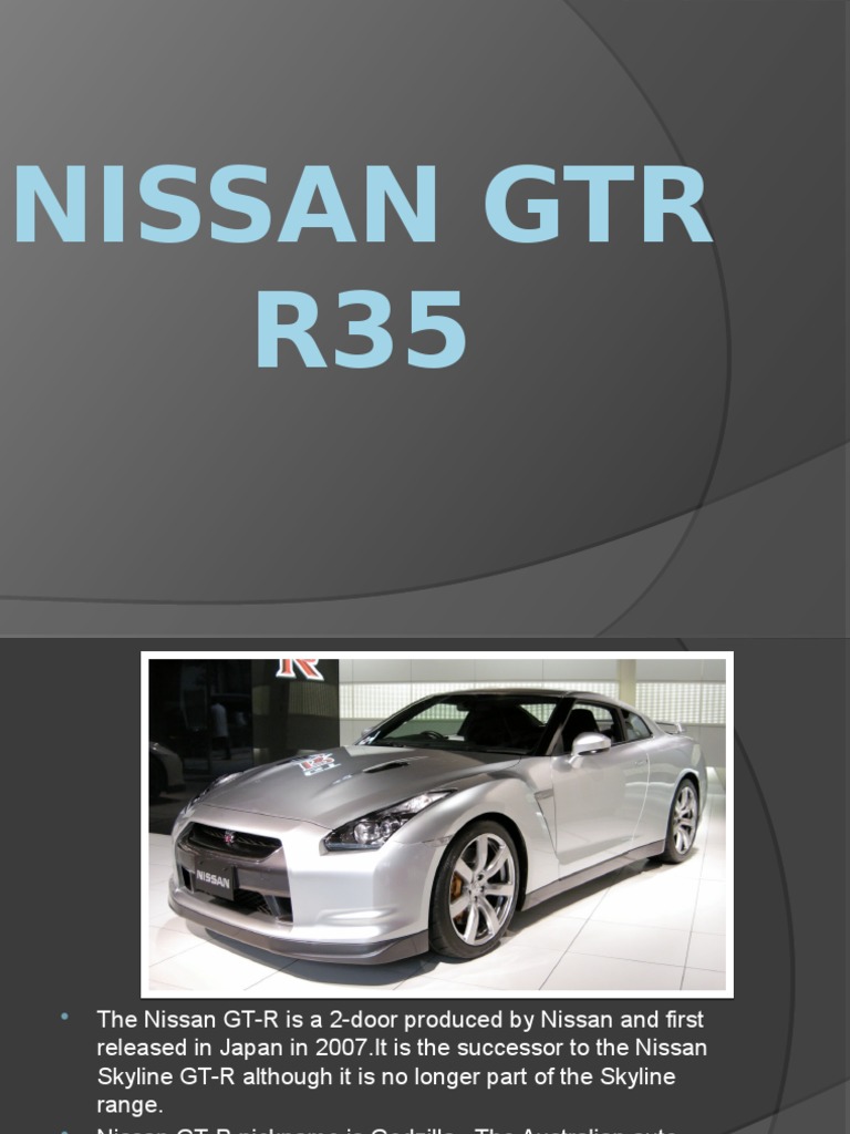 Nissan GTR R35 | PDF