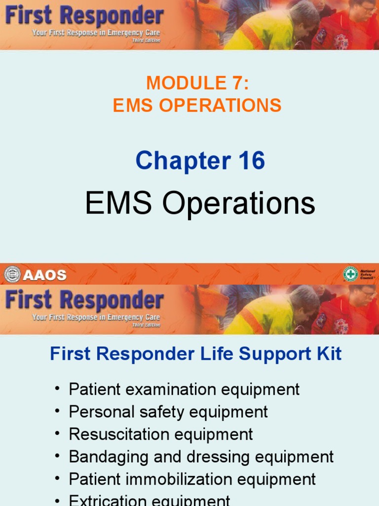 EMS Operations | Emergency Medical Services | Emergency Services