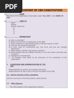 NPO Constitution Template Example | PDF | Nonprofit Organization ...