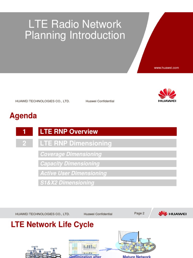 Lte Radio Network Planning Introduction V1 0 Pdf Lte Telecommunication