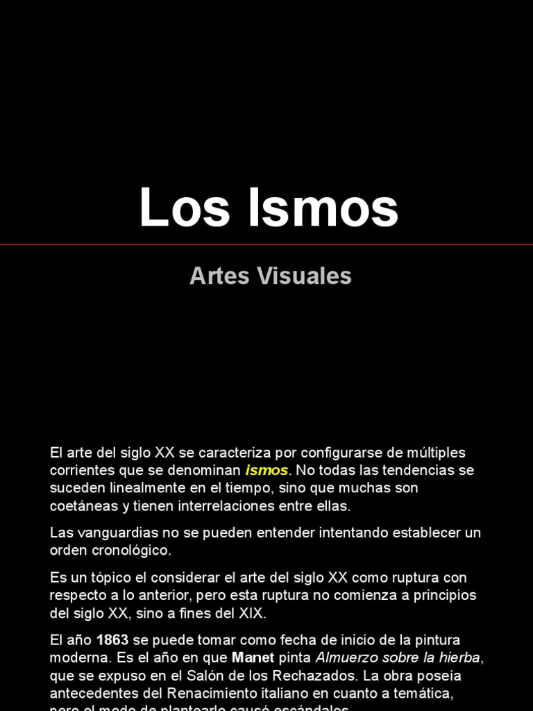 Los Ismos | PDF | Arte