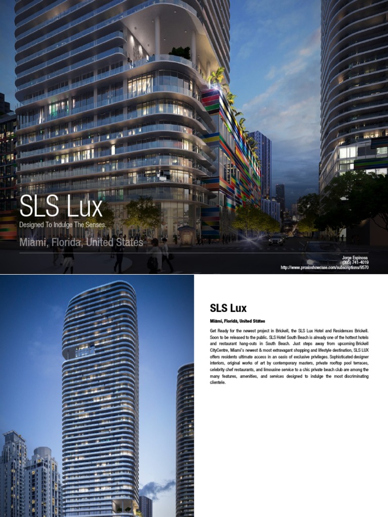 SLS Lux | PDF | Real Estate Broker | Property
