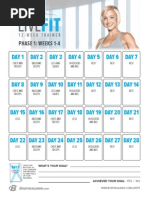 Jamie Eason Livefit Trainer | PDF | Weight Training | Physical Exercise