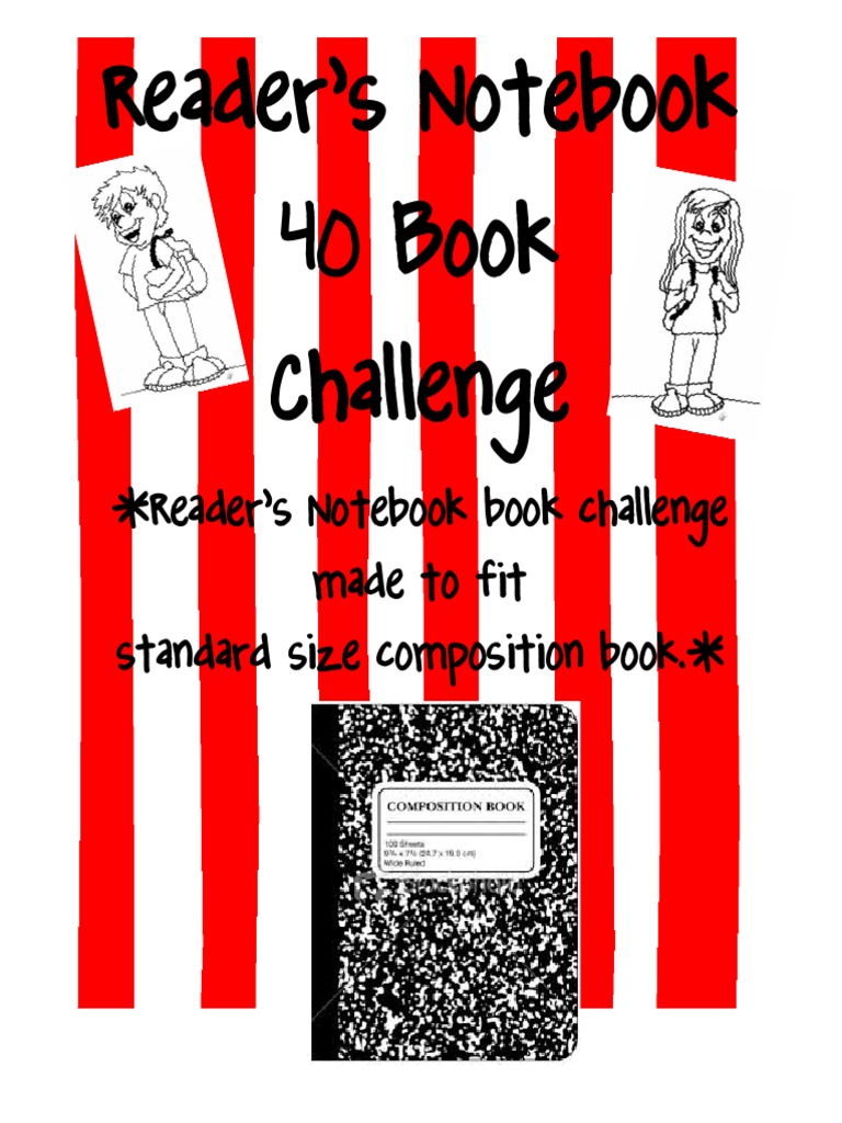 40 Book Challenge Reader's Notebook | PDF | Reading Comprehension | Fantasy