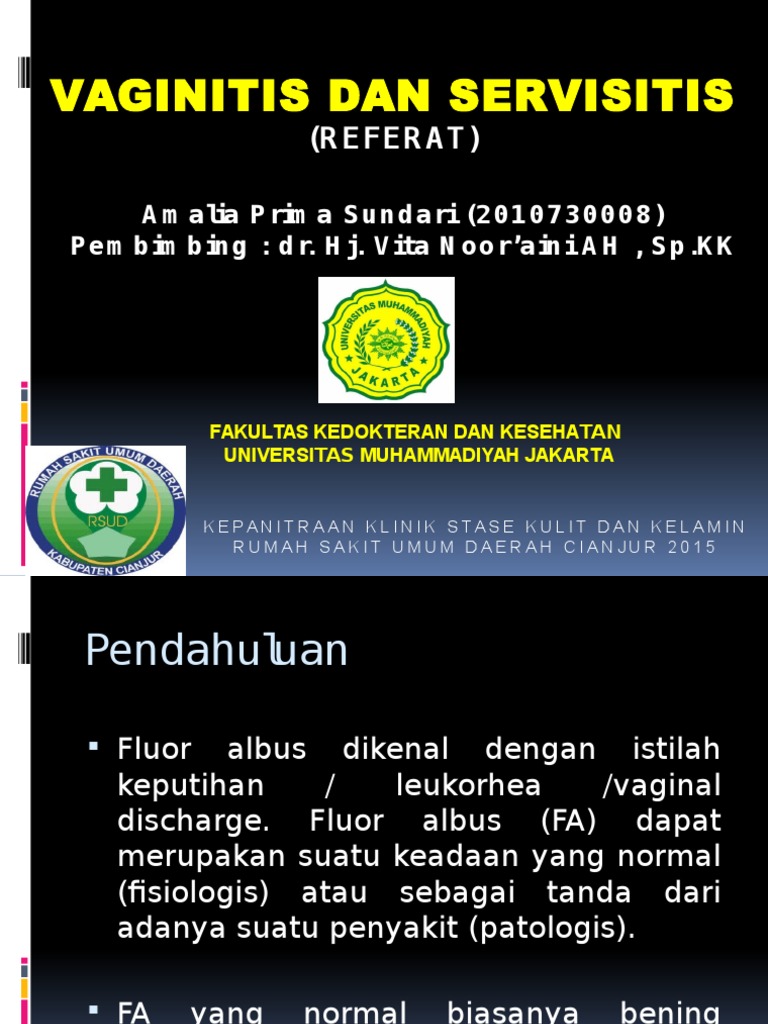 Vaginitis dan Servisitis: Penyebab dan Pengobatan | PDF | Kesehatan Holistik