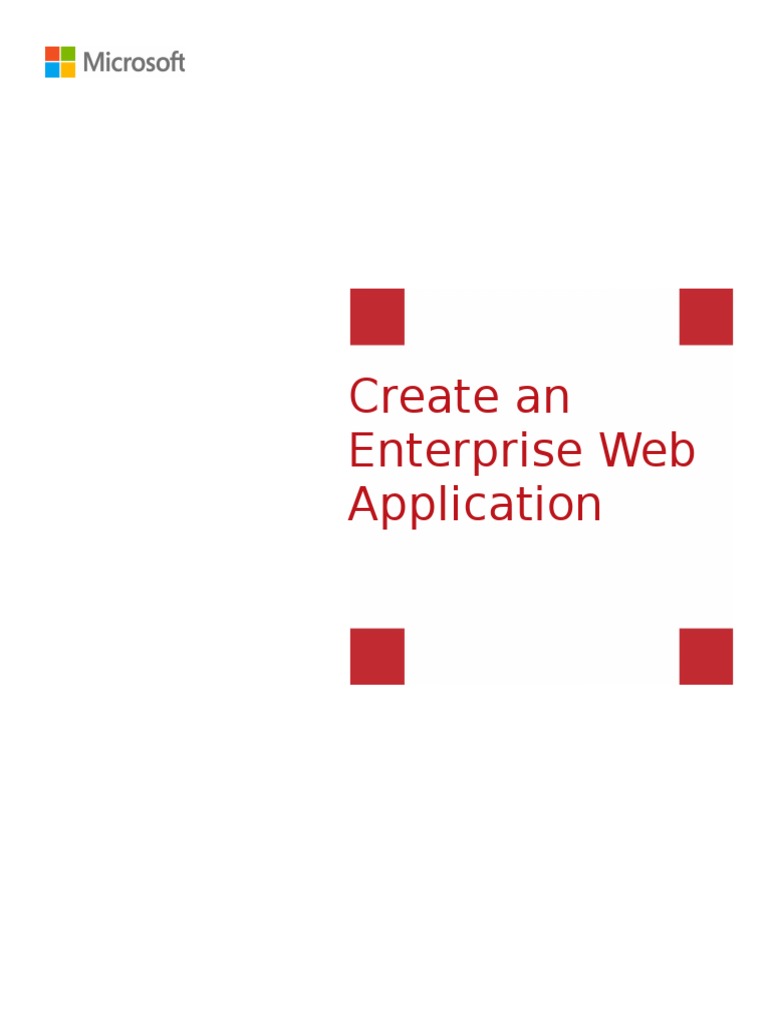 Create An Enterprise Web Application | PDF | Microsoft Azure | Websites