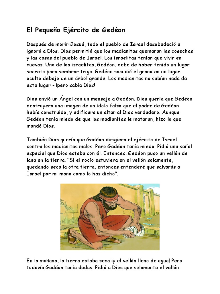 15 - El Pequeno Ejercito de Gedeon | PDF | Pecado | Jesús