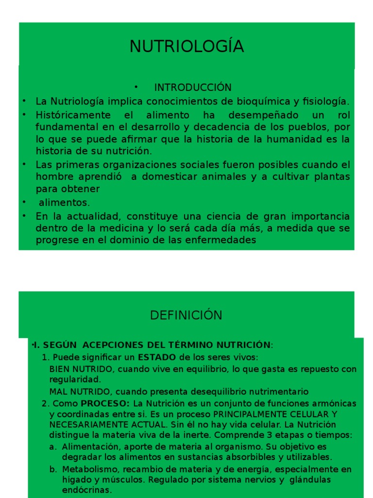 1 Nutriologia | PDF | Nutrición | Dieta y nutrición