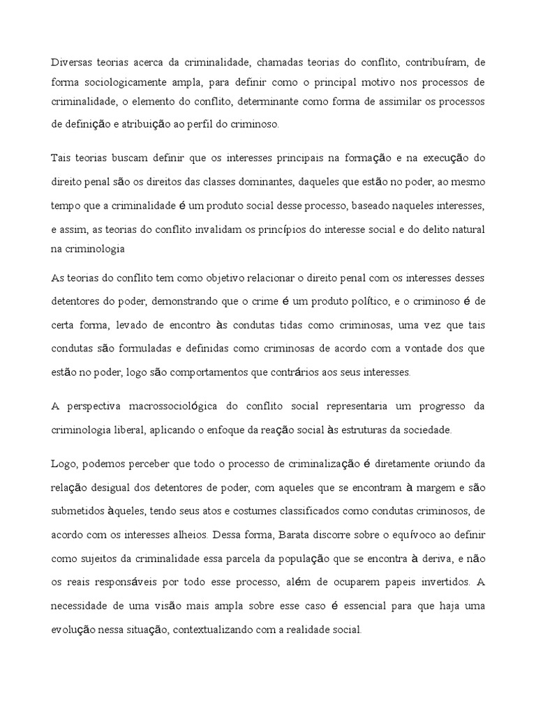 Alessandro Baratta | PDF | Criminologia | Sociologia