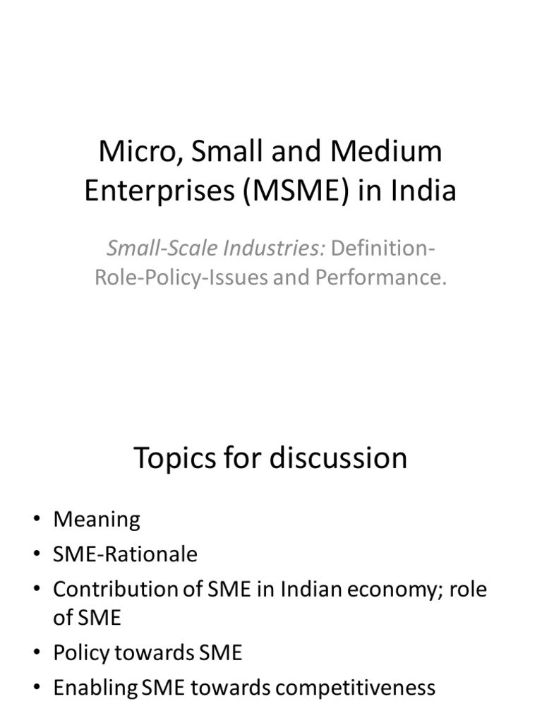 Small And Medium Enterprises Pdf Small And Medium Sized Enterprises