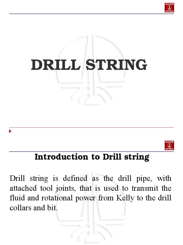 Drill String | PDF | Pipe (Fluid Conveyance) | Chemical Engineering