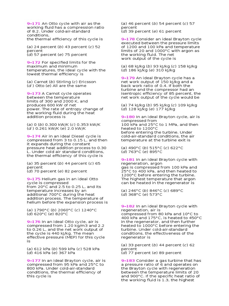 End Prob. Cengel | PDF | Steam | Second Law Of Thermodynamics
