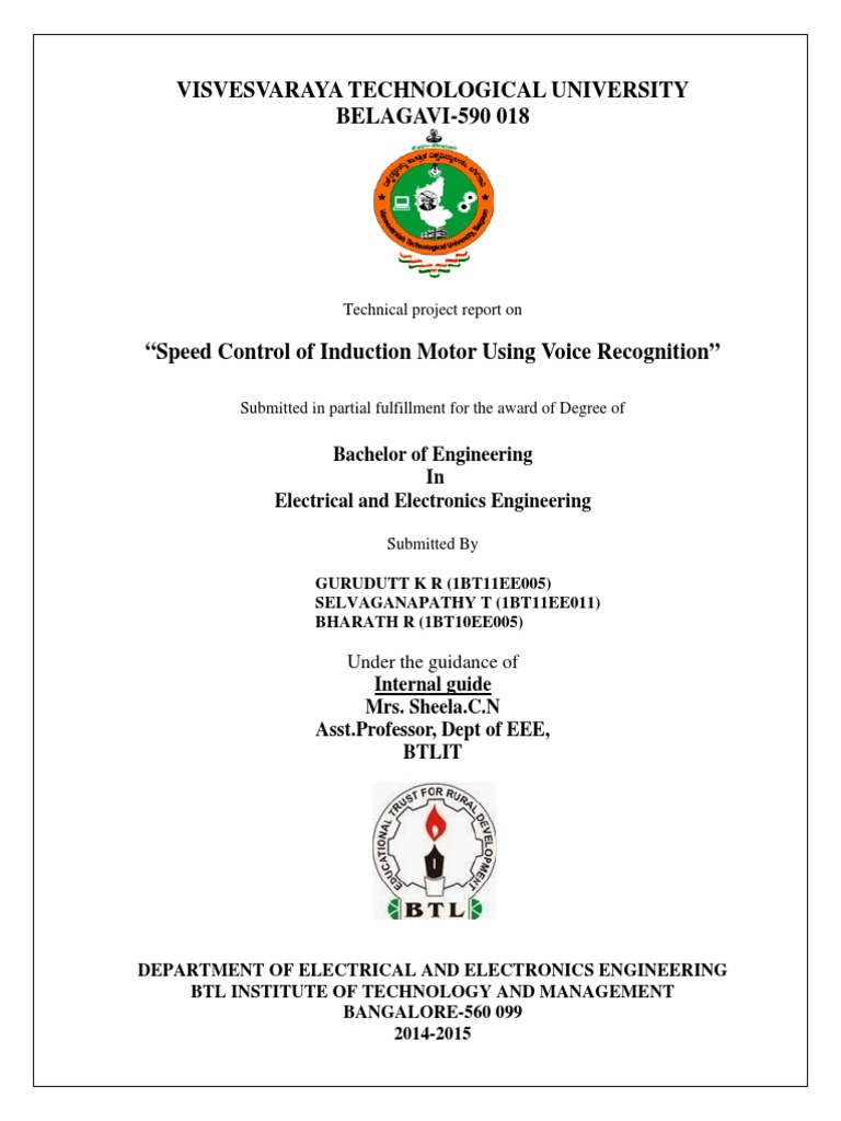 Visvesvaraya Technological University BELAGAVI-590 018: Bachelor of ...