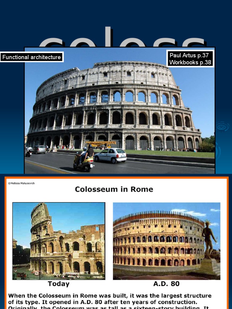 Colosseum | PDF | Architectural Design | Architecture