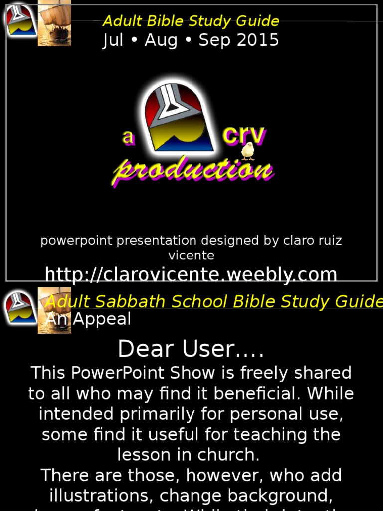 3rd Quarter 2015 Lesson 1 Powerpoint Presentation With Tagalog Notes ...