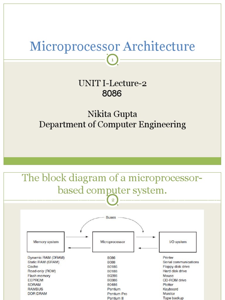 Microprocessor Architecture | PDF | Instruction Set | Pointer (Computer ...