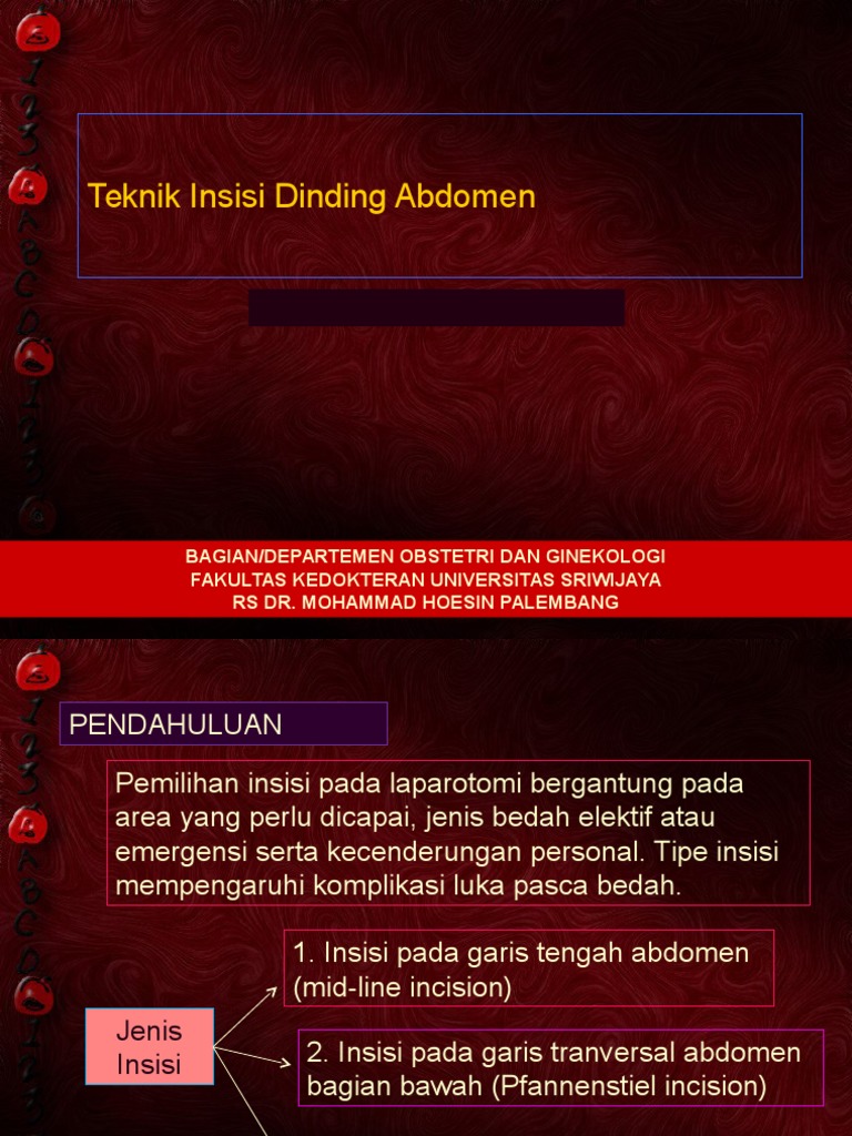 04 Insisi Abdomen | PDF | Sains & Matematika
