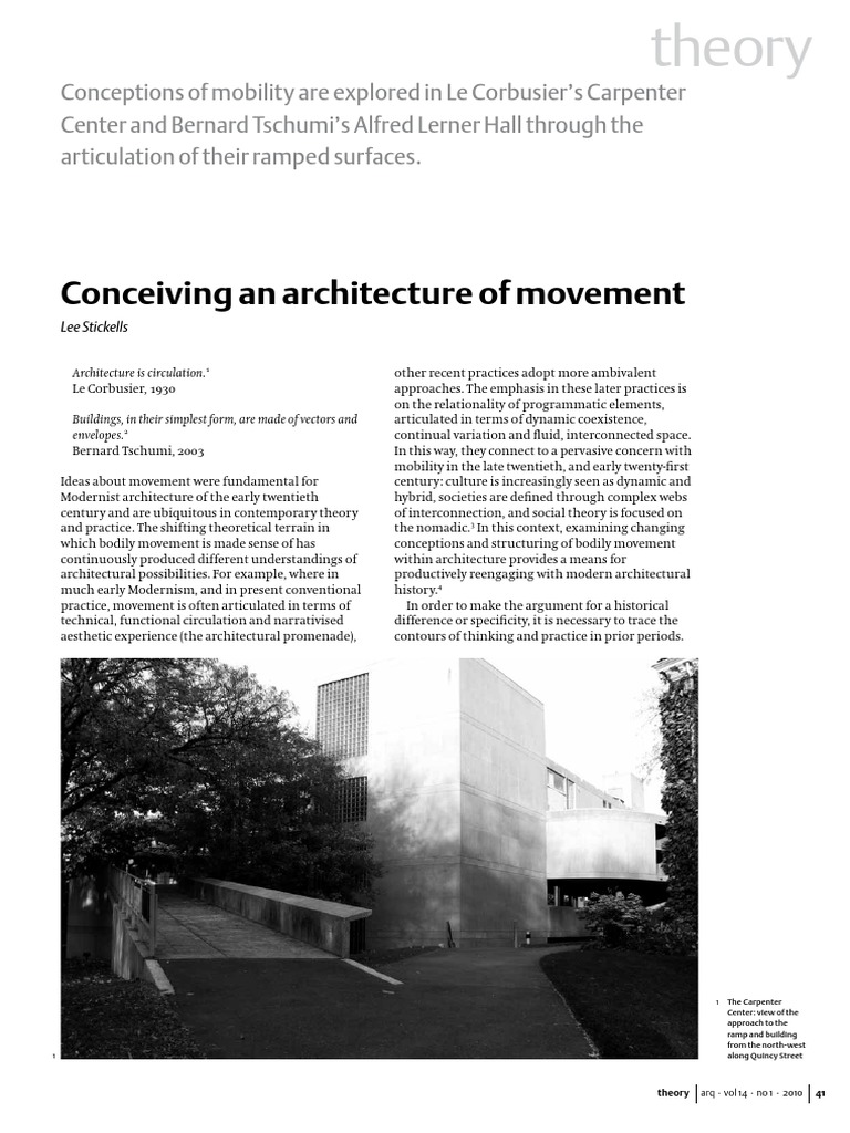 Architecture of Movement | Download Free PDF | Art History | Perception