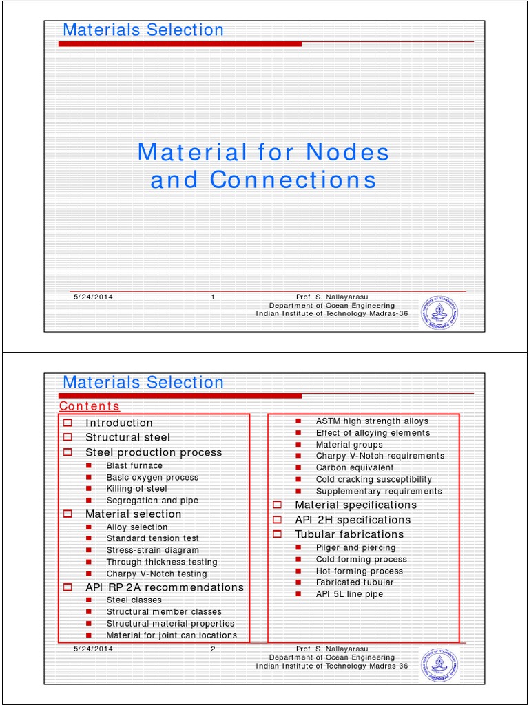 Materials For Joints | PDF | Structural Steel | Fracture