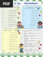 There Isnt There Arent Exercise Fill in The Blanks | PDF