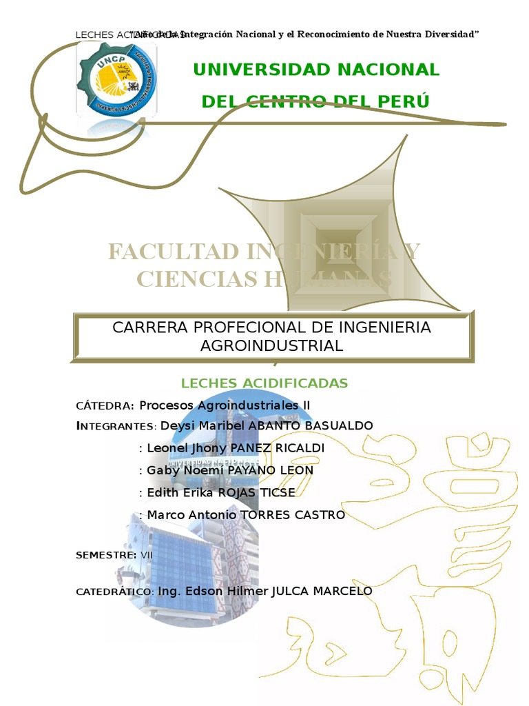 Leches acidificadas: proceso de coagulación ácida | PDF | Leche | Queso