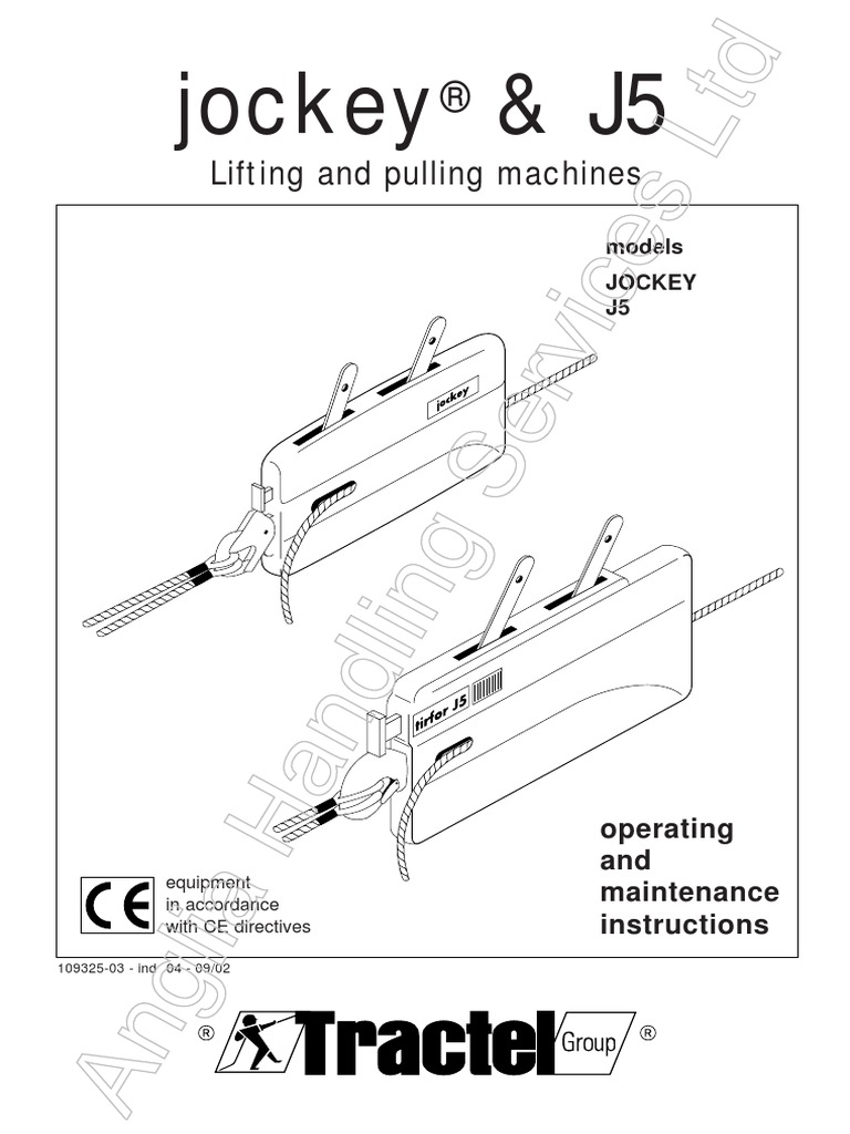 Jockey & J5: Anglia Handling Services LTD | PDF | Rope | Wire