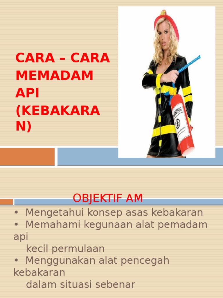 Cara-Cara Memadam Api | PDF | Sains & Matematika