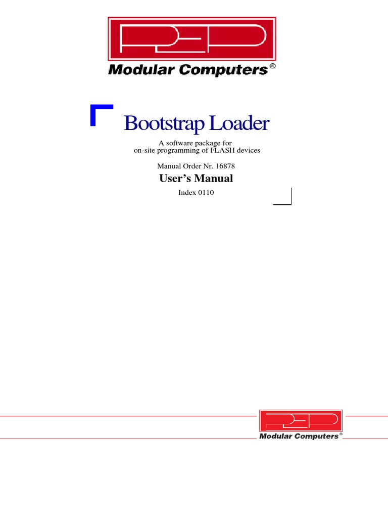 Bootstraploader Manual | PDF | Booting | Flash Memory