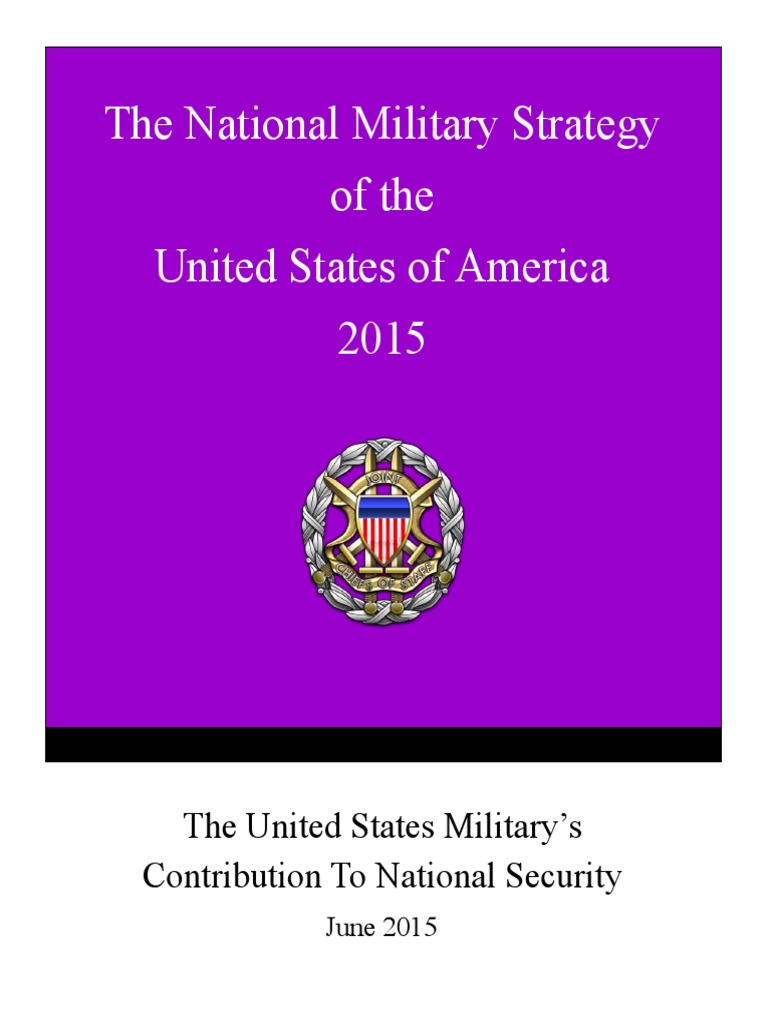 The National Military Strategy of The United States of America 2015 ...