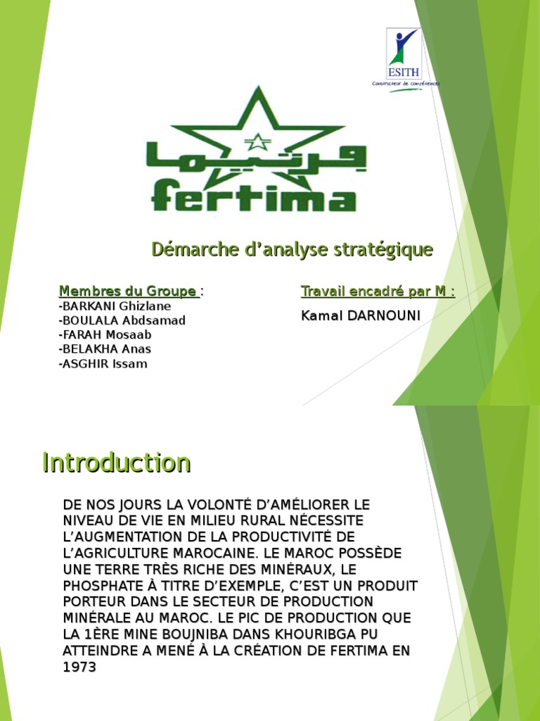 FERTIMA | PDF | Agriculture | Fertilisant