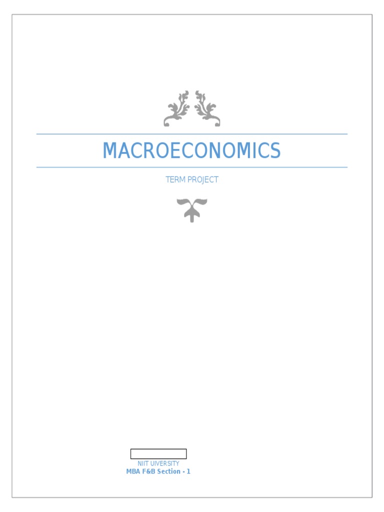 Macroeconomics Project | PDF | Errors And Residuals | Regression Analysis