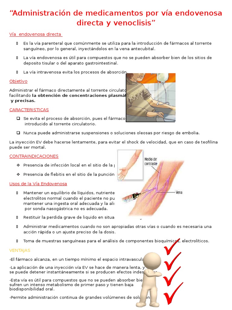 23-06-2015 Via Endovenosa L Venoclisis | PDF | Terapia intravenosa ...