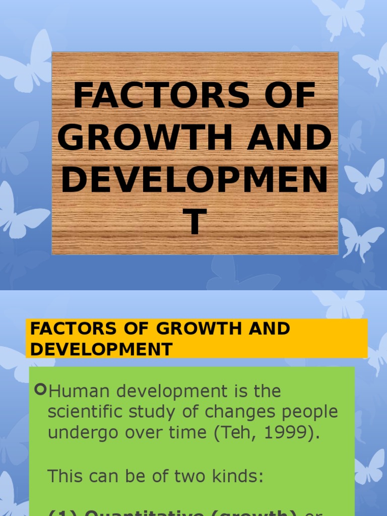 Factors Influencing Human Development | PDF | Heredity | Developmental ...