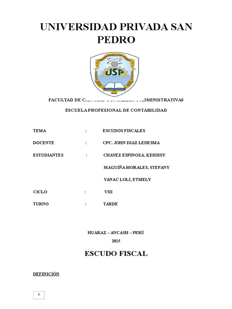 Escudo Fiscal | PDF | Depreciación | Apalancamiento (Finanzas)