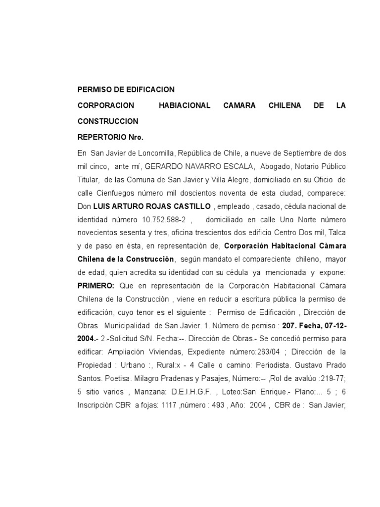 Permiso Edificacion III | PDF | Gobierno